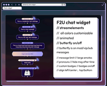 Vtuber / Streaming resources - ╰☆ Widgets
